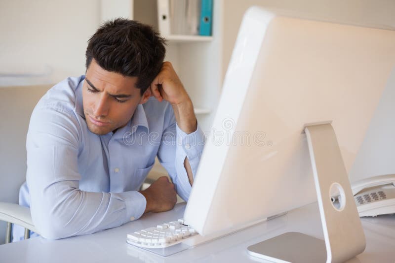 Handsome Young Man Sitting Slumped Chair Stock Photos - Free & Royalty ...