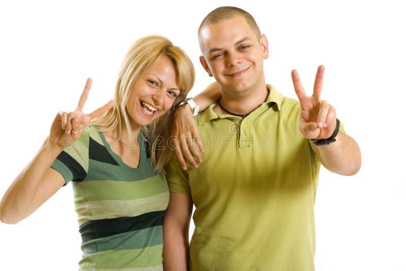 The victory sign stock image. Image of corporate, professional - 16586877