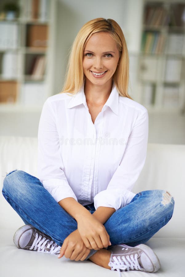 Casual girl stock image. Image of lovely, joyful, lifestyle - 34640343