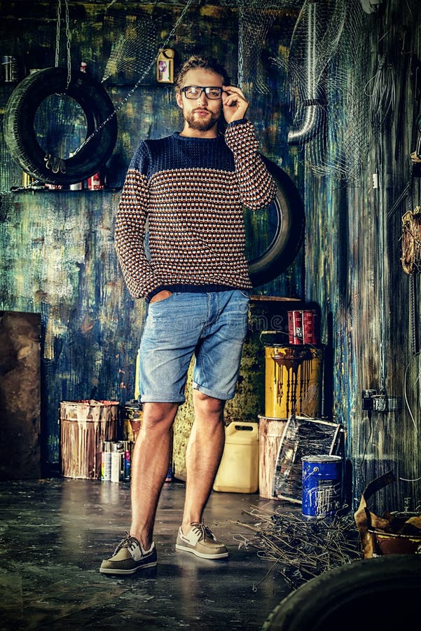 Casual look stock image. Image of fashion, spectacles - 35928683