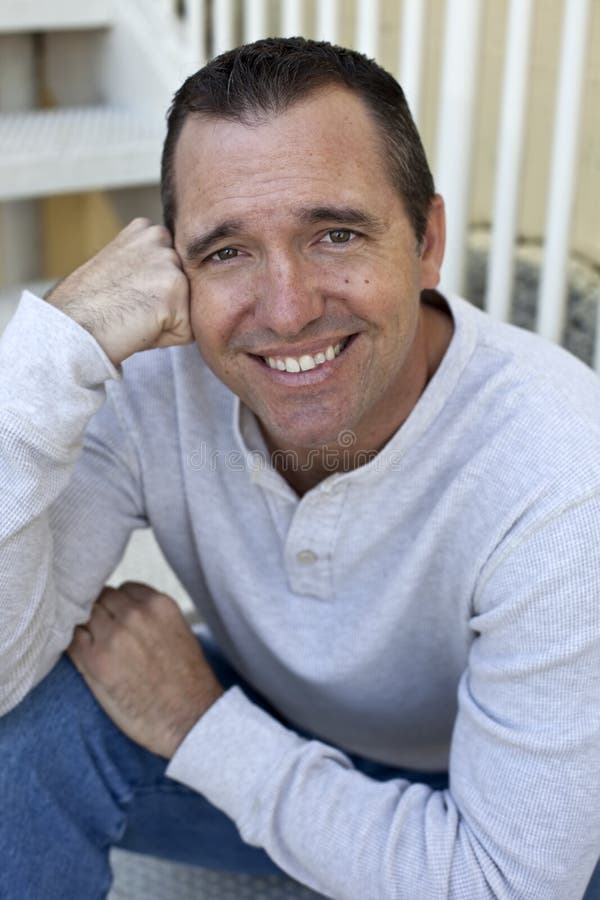 Middle Aged Male in the City Stock Image - Image of aged, city: 48381899