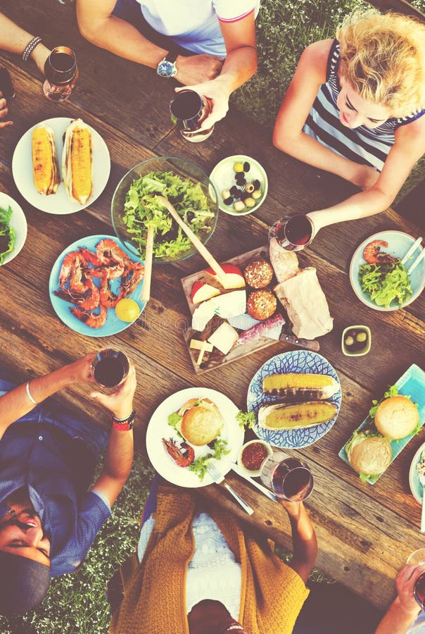 95,685 People Eating Together Stock Photos - Free & Royalty-Free Stock ...