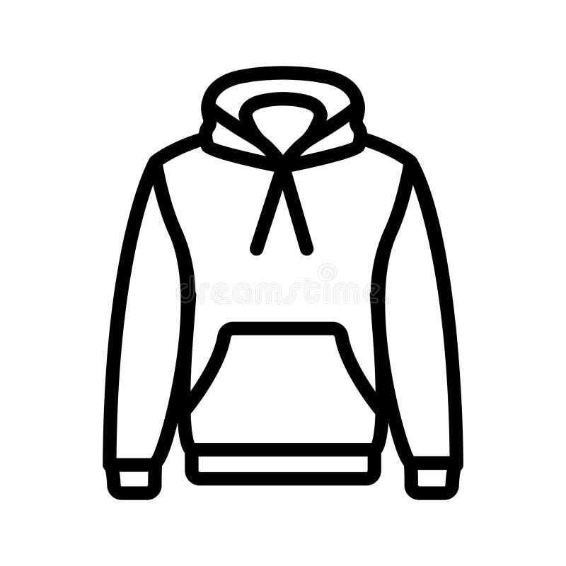 Casual Pullover Hoodie Vector, Ideal for Layering and Comfort Stock ...