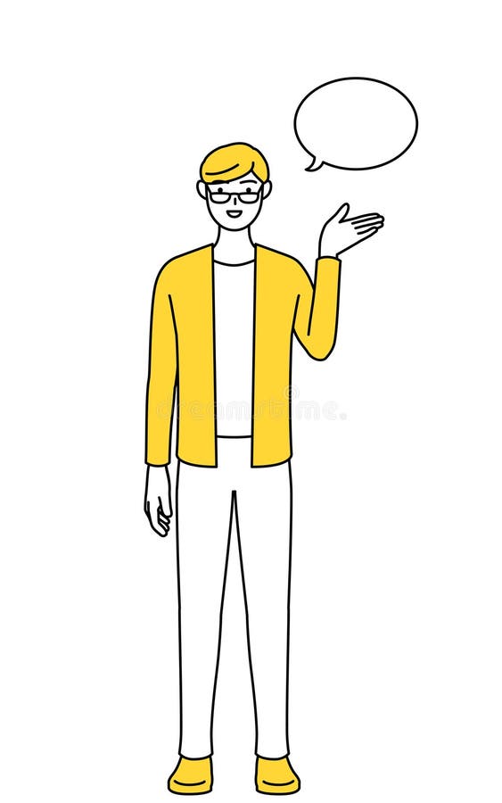 A Casually Dressed Young Man Giving Directions, with a Wipeout Stock ...