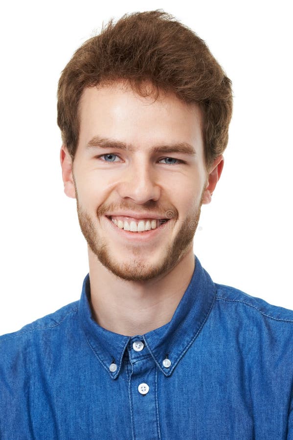 Casually Handsome. Studio Shot of a Handsome Young Man Isolated on ... Casually Handsome. Studio Shot of a Handsome Young Man Isolated on ...