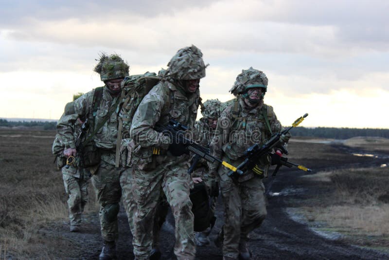 Casualty Evacuation for Personnel in Training Editorial Stock Photo ...