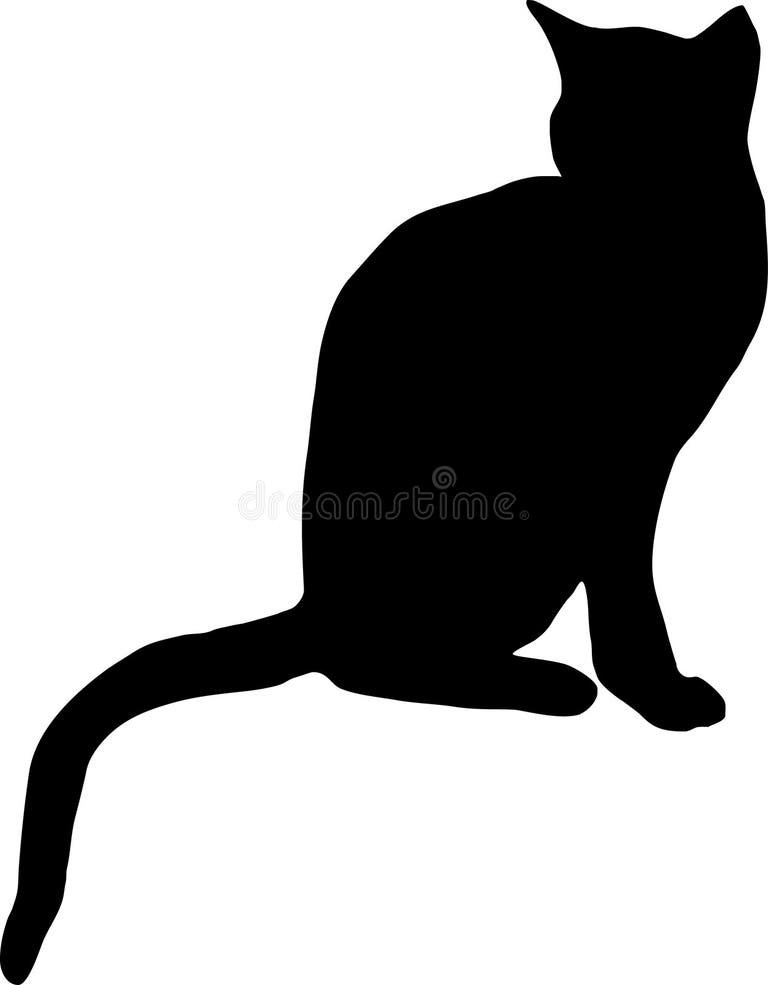 Cat Outline Tracing Stock Illustrations – 324 Cat Outline Tracing Stock ...
