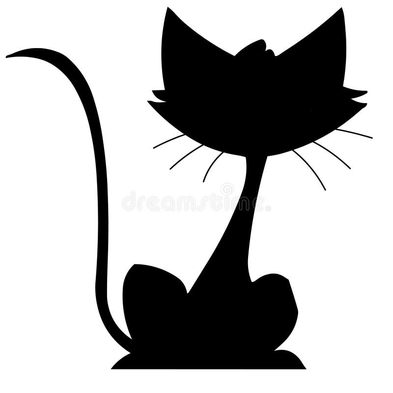 Pointing Cat stock vector. Illustration of holding, animal - 28673778
