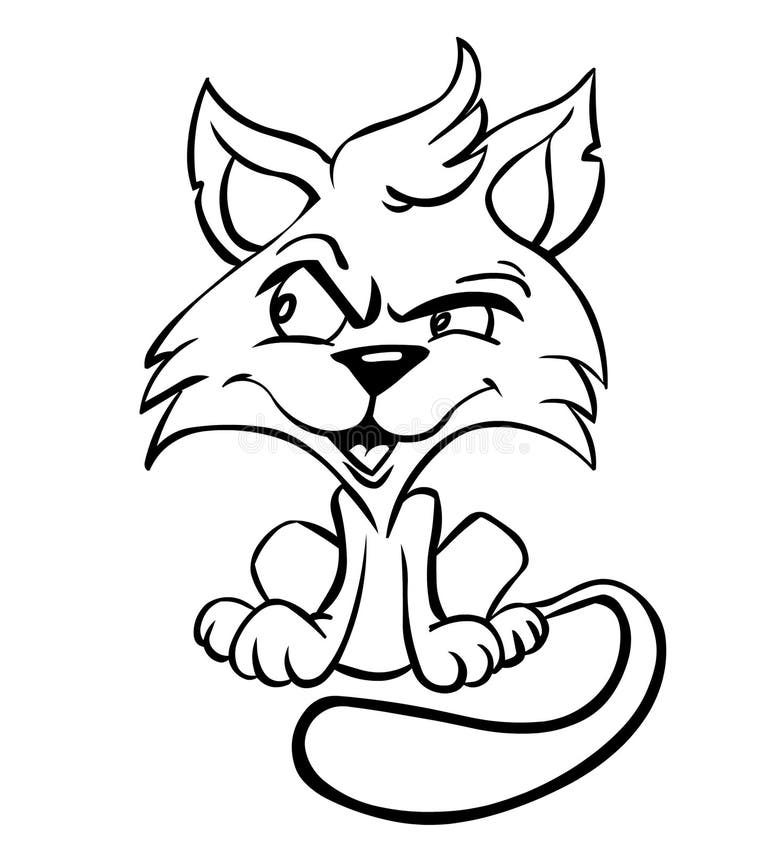 Fat Cat Line Drawing Stock Illustrations – 943 Fat Cat Line Drawing ...