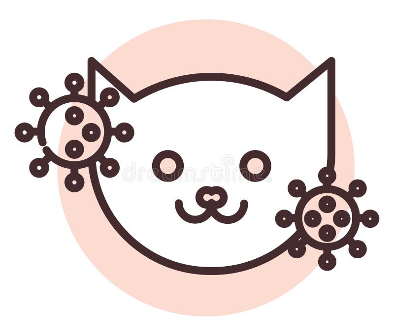 Cat Skin Disease Stock Illustrations – 339 Cat Skin Disease Stock ...