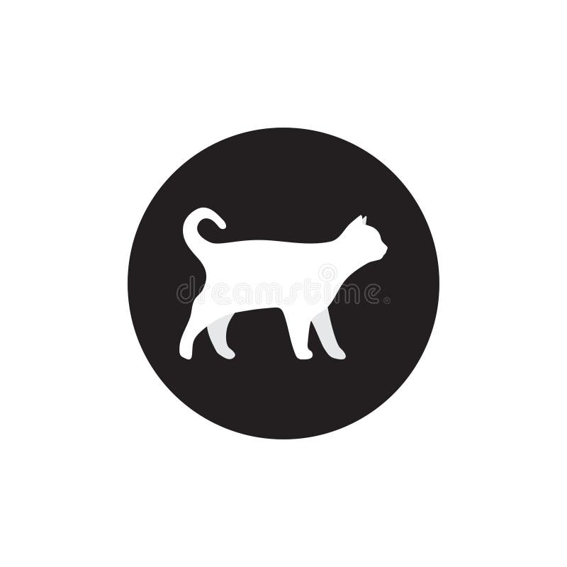 Cat Animal Icon Design Template Vector Isolated Stock Vector ...