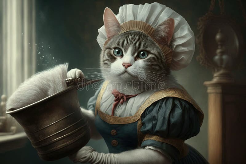 Cat Maid Stock Illustrations – 188 Cat Maid Stock Illustrations ...