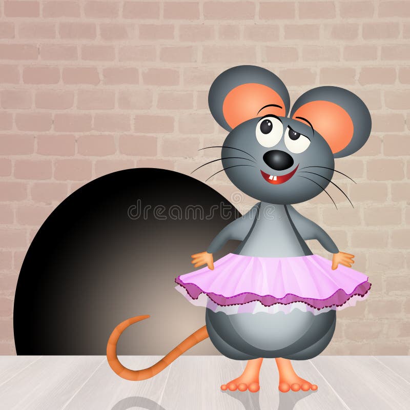 Mice dance on cheese stock vector. Illustration of animals - 48868096