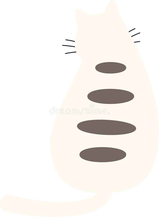 Cat Back Icon stock vector. Illustration of element - 293774987
