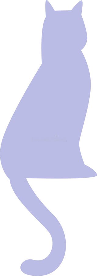 Cat Back Silhouette stock vector. Illustration of feline - 306226548