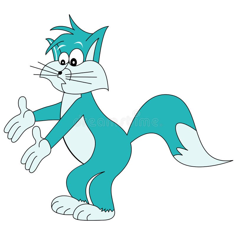 Blue Cat Cartoon Stock Illustrations – 59,464 Blue Cat Cartoon Stock ...