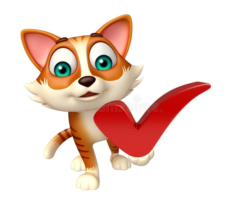 Cat Cartoon Character Right Sign Stock Illustrations – 37 Cat Cartoon ...