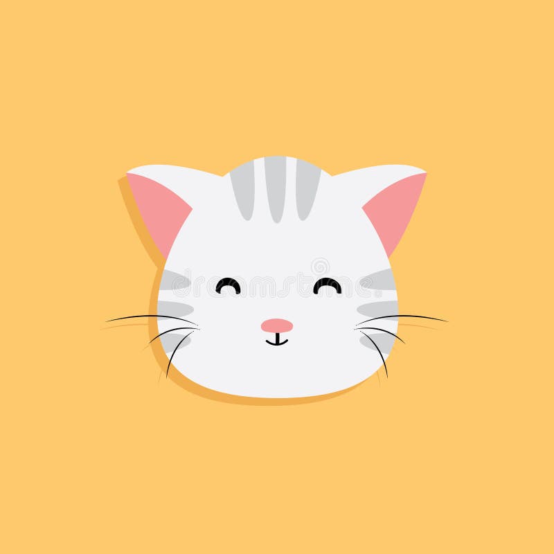 Pretty Yellow Cat Face Stock Illustrations – 418 Pretty Yellow Cat Face ...