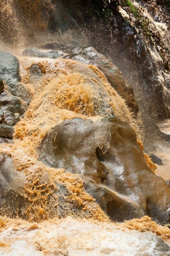 Cat Cat Waterfall stock photo. Image of splash, asia - 20960472