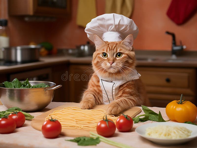 Spaghetti Cat Last Supper