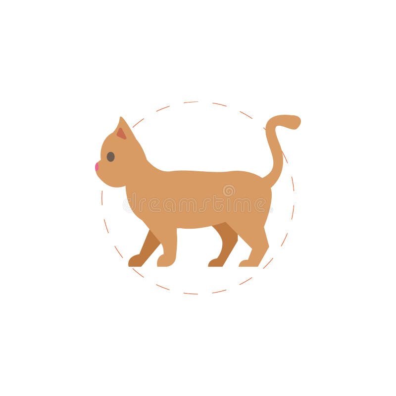 Cat Clipart. Cat Vector Clipart. Cat Isolated Clipart Stock Vector ...