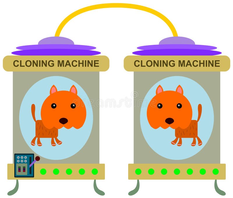 Cloning machine failure stock vector. Illustration of occupation - 26808938