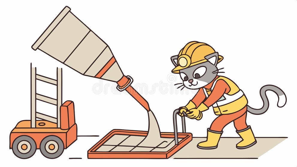 Cat Construction Worker Forklift, Material Handling, Site Logistics ...