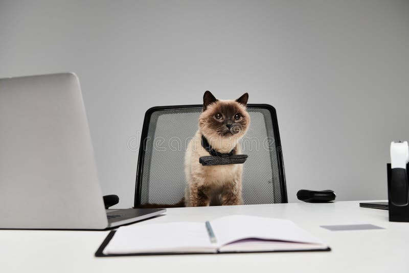 A Cat with a Curious Expression Stock Image - Image of professional ...