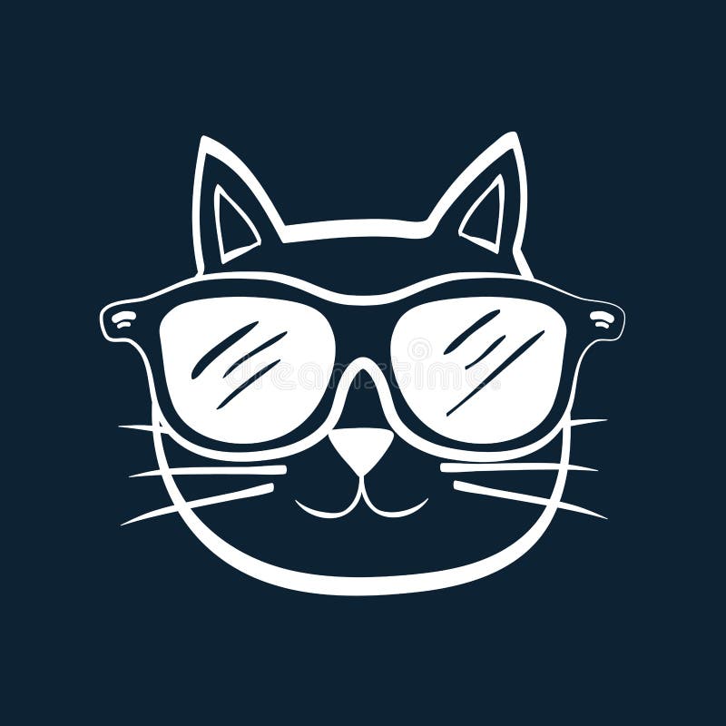 Cat Design. Animal Concept. Flat Illustration , Vector Stock Vector ...