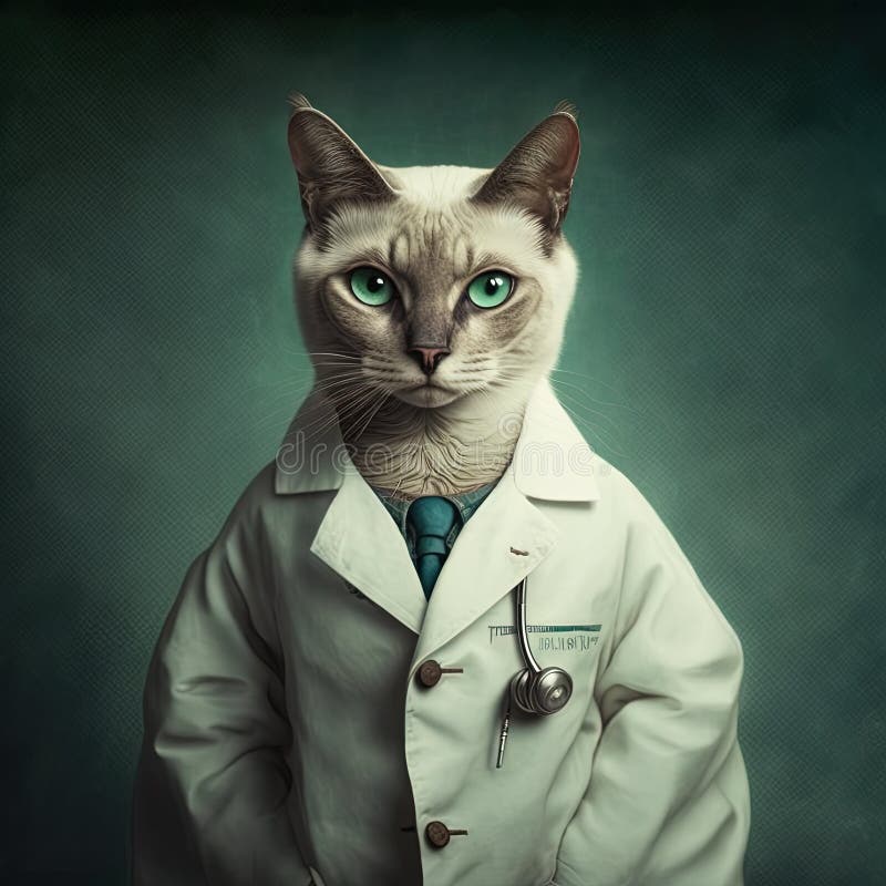 Cat Doctor Hat Stock Illustrations – 131 Cat Doctor Hat Stock ...