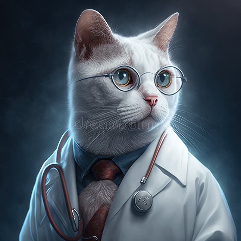 Cat Doctor Hat Stock Illustrations – 139 Cat Doctor Hat Stock ...