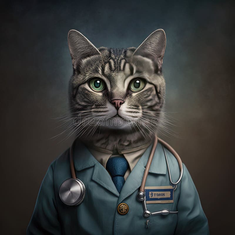 Cat Doctor Hat Stock Illustrations – 139 Cat Doctor Hat Stock ...