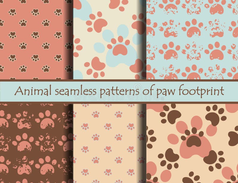 Animal Foot Prints Patterns