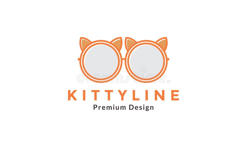 Cat Ear Sunglasses Logo Symbol Vector Icon Graphic Design Illustration ...