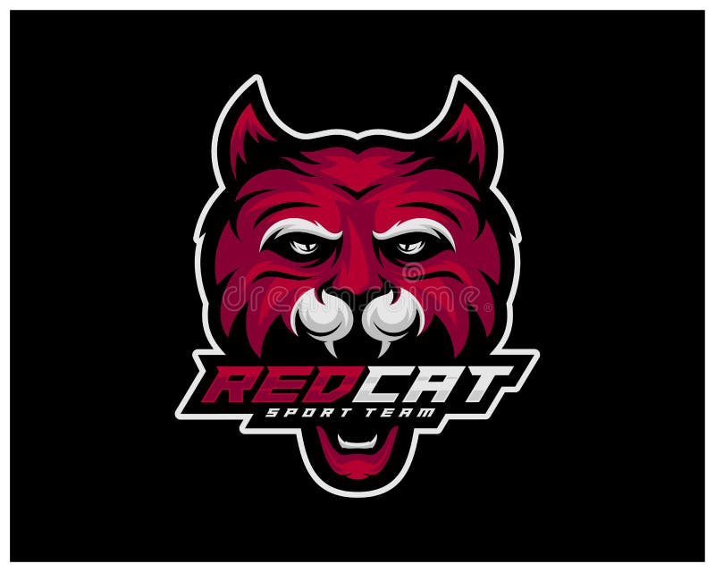 Cat Esport Gaming Mascot Logo Template Vector. Modern Head Cat Logo ...