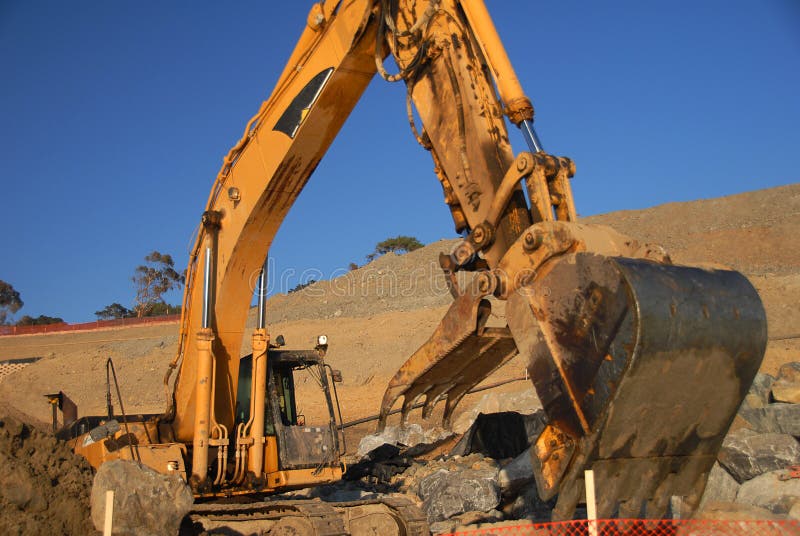 CAT-excavator stock photo. Image of building, machine - 1927880