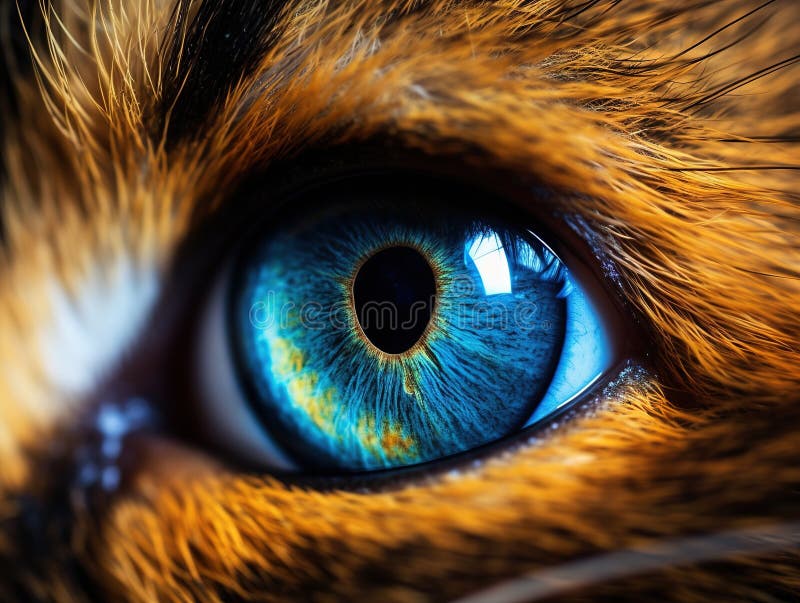 Cat eye stock illustration. Illustration of wildlife - 293681499