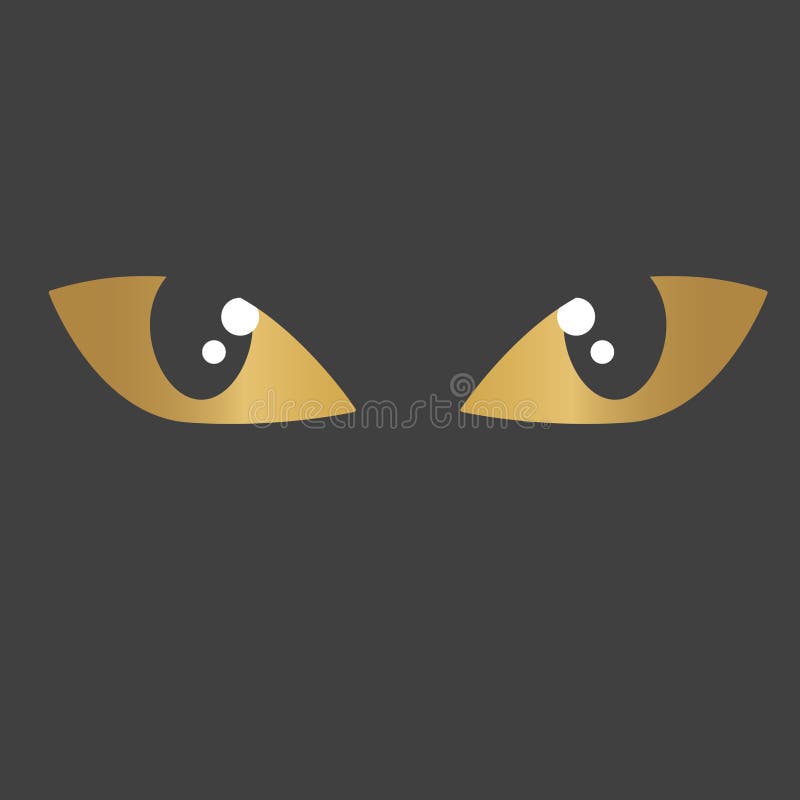 Cat eye icon stock vector. Illustration of feline, sight - 165938676