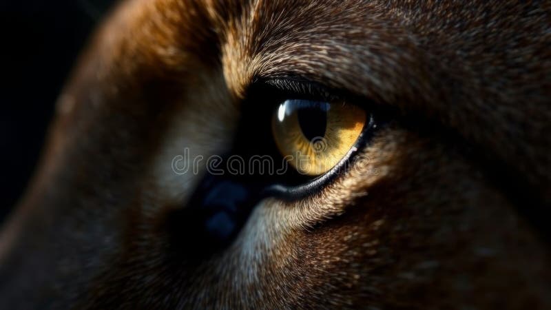 Cat Eye from the Side Close Up Stock Photo - Image of close, wildlife ...