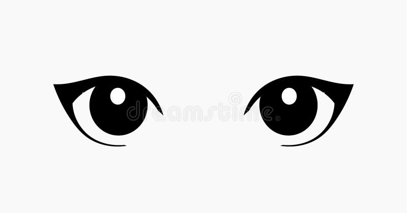 Cat eyes icon stock vector. Illustration of sign, gaze - 163177036