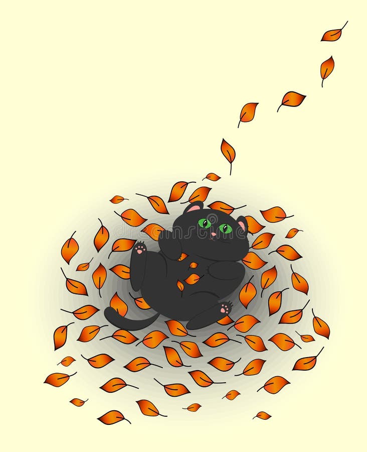Fall Cat Stock Illustrations – 26,888 Fall Cat Stock Illustrations ...