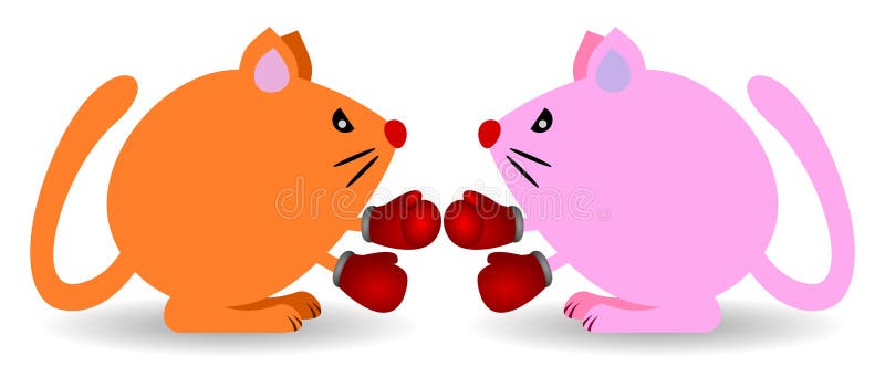 Cat fight stock illustration. Illustration of rage, exercise - 23907999