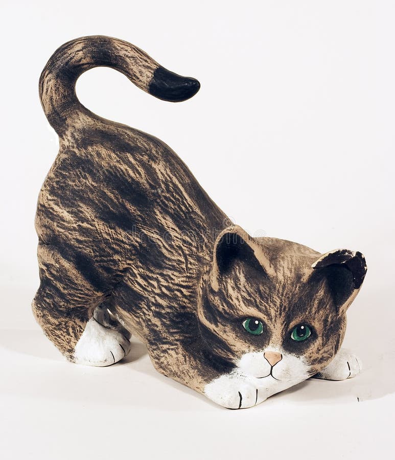Cat Figure photo stock. Image du blanc, fourrure, animal - 294082