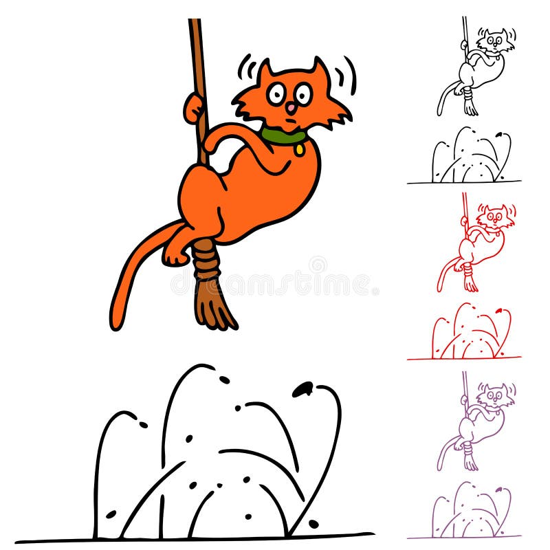 Cat Attacking Stock Illustrations – 457 Cat Attacking Stock ...