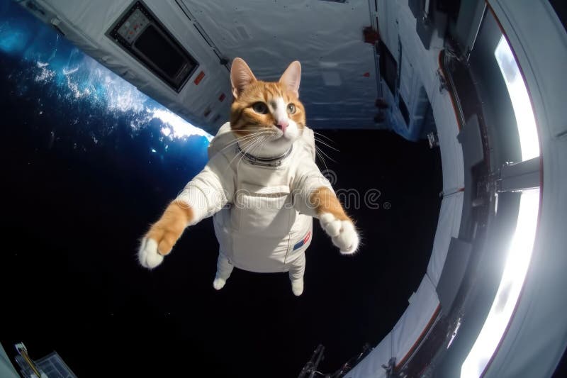 Floating Cat Stock Illustrations – 970 Floating Cat Stock Illustrations ...