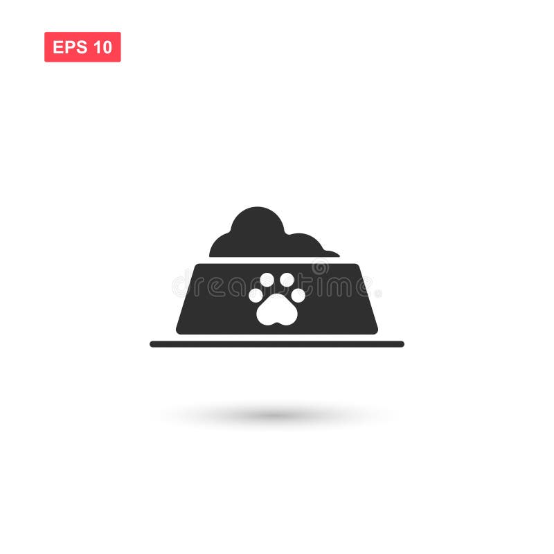 Cat Food Icon Vector Design Isolated 4 Stock Vector - Illustration of ...