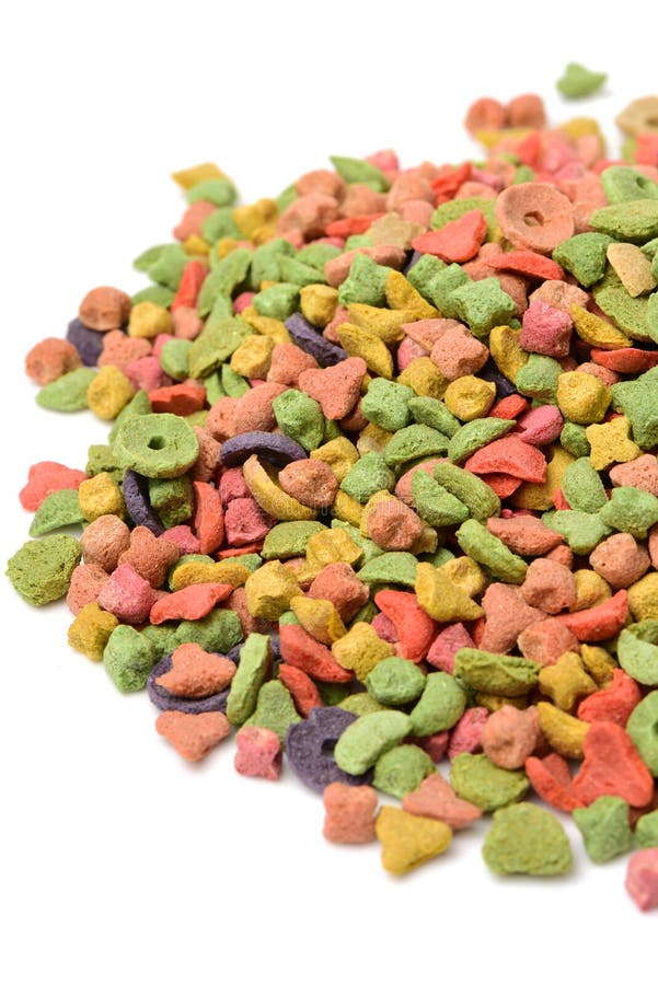 Cat food multi colored stock image. Image of isolated - 130446359