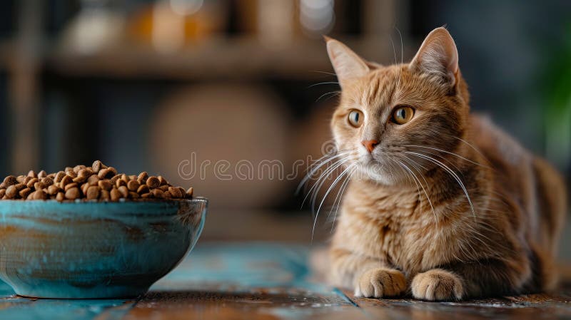 Cat Food - What is the Best Cat Food Stock Image - Image of bowl, cats ...