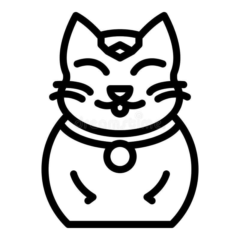 Chinese Good Luck Cat Stock Illustrations – 1,192 Chinese Good Luck Cat ...