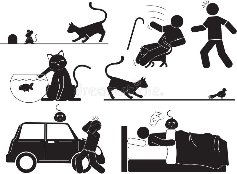 Cat and human stock vector. Illustration of veterinarian - 111625920